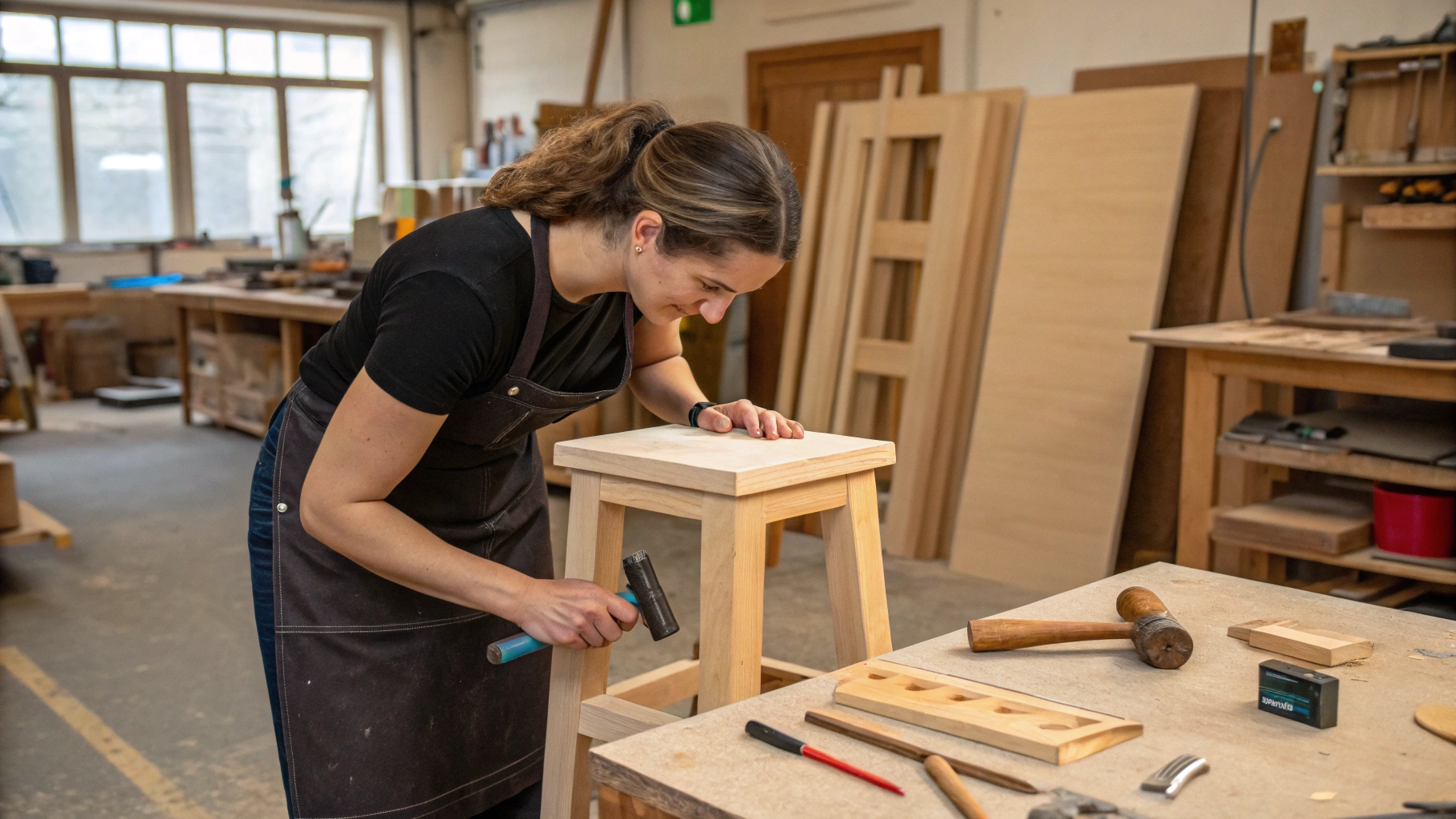 Carpentry Class Make a Stool From a Pallet - Building it Better NI